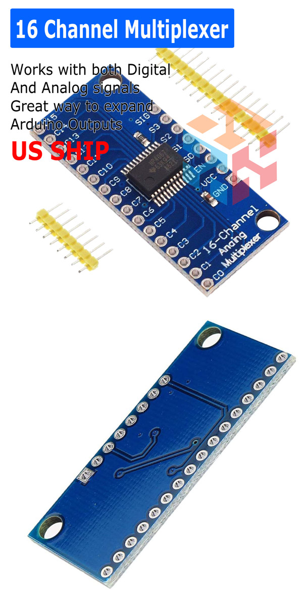 Купить Комплекты для разработки & доски cd74hc4067 16 channel analog digital multiplexer mux ...