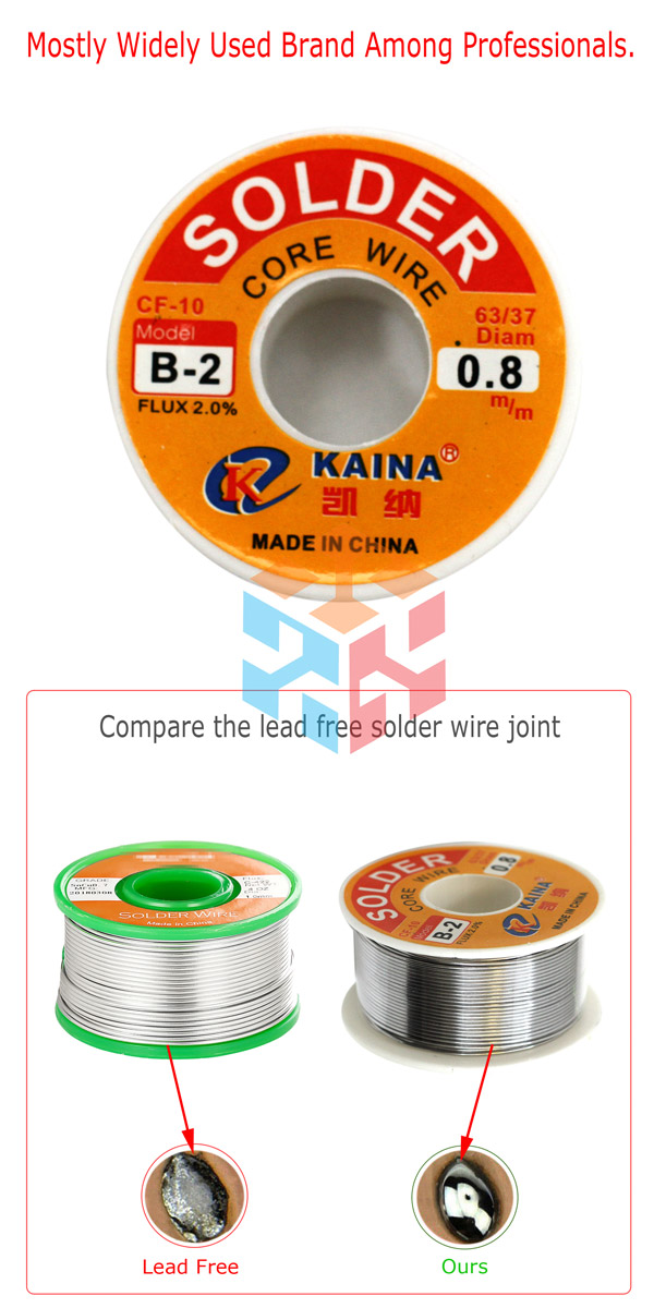 Auto Electric Soldering Iron Gun With FLUX 2% Solder Wire Tin wire 50g ...