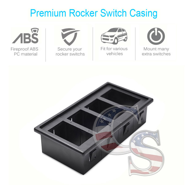4PCS Car Rocker Switch Clip Panel Patrol Holder Housing ARB Carling ...