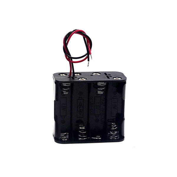 8-AA Battery Spring Clip Holder Case Plastic Box Tow Layers Stacked ...