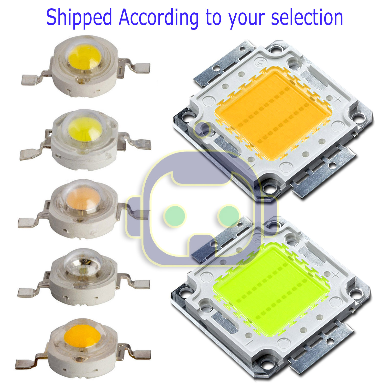 High Power 1W 3W 5W 10W 20W 30W 50W 100W White SMD LED COB Chip Lights Beads | eBay